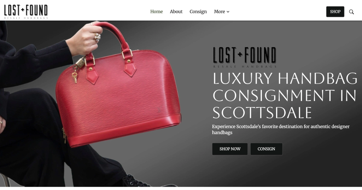 Shop Luxury Handbags in Scottsdale | Lost & Found Resale Handbags